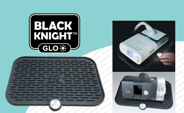 Black Knight CPAP Protector Mat – Aveiro Sleep / Sleep Medix - Online Store